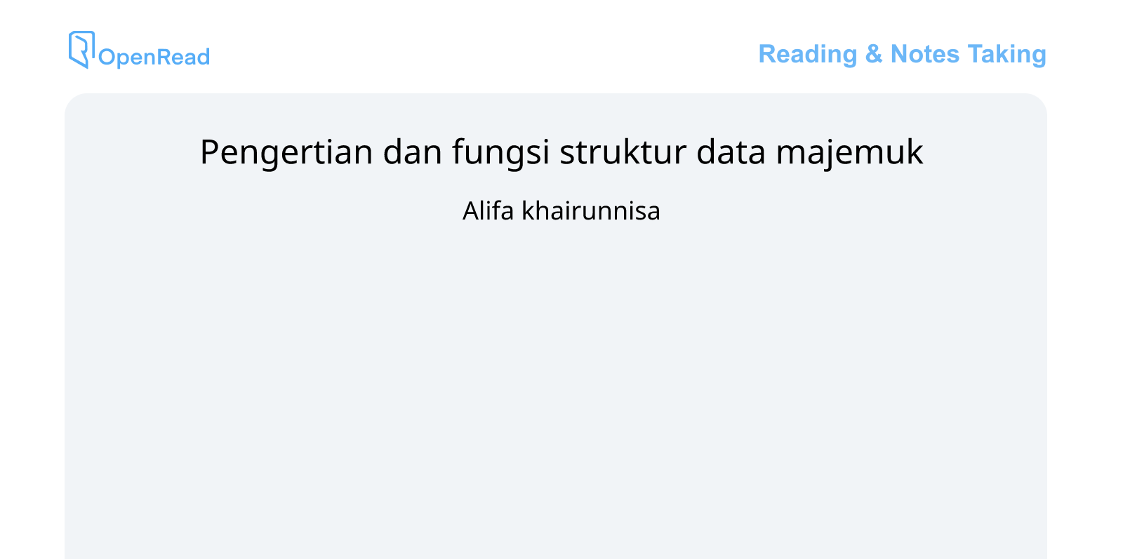 Pengertian dan fungsi struktur data majemuk
