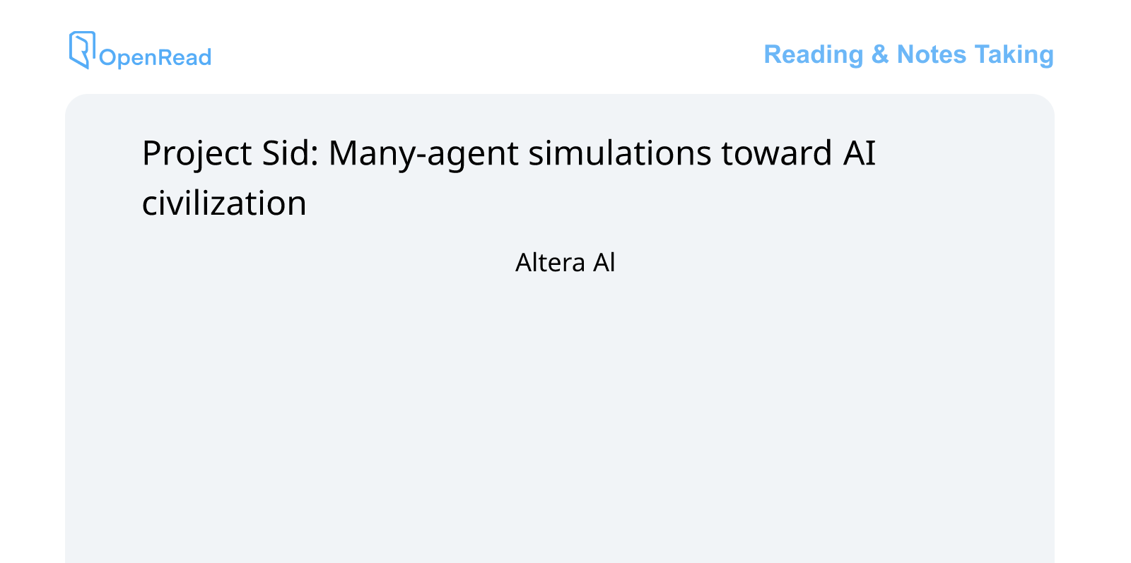 Project Sid: Many-agent simulations toward AI civilization