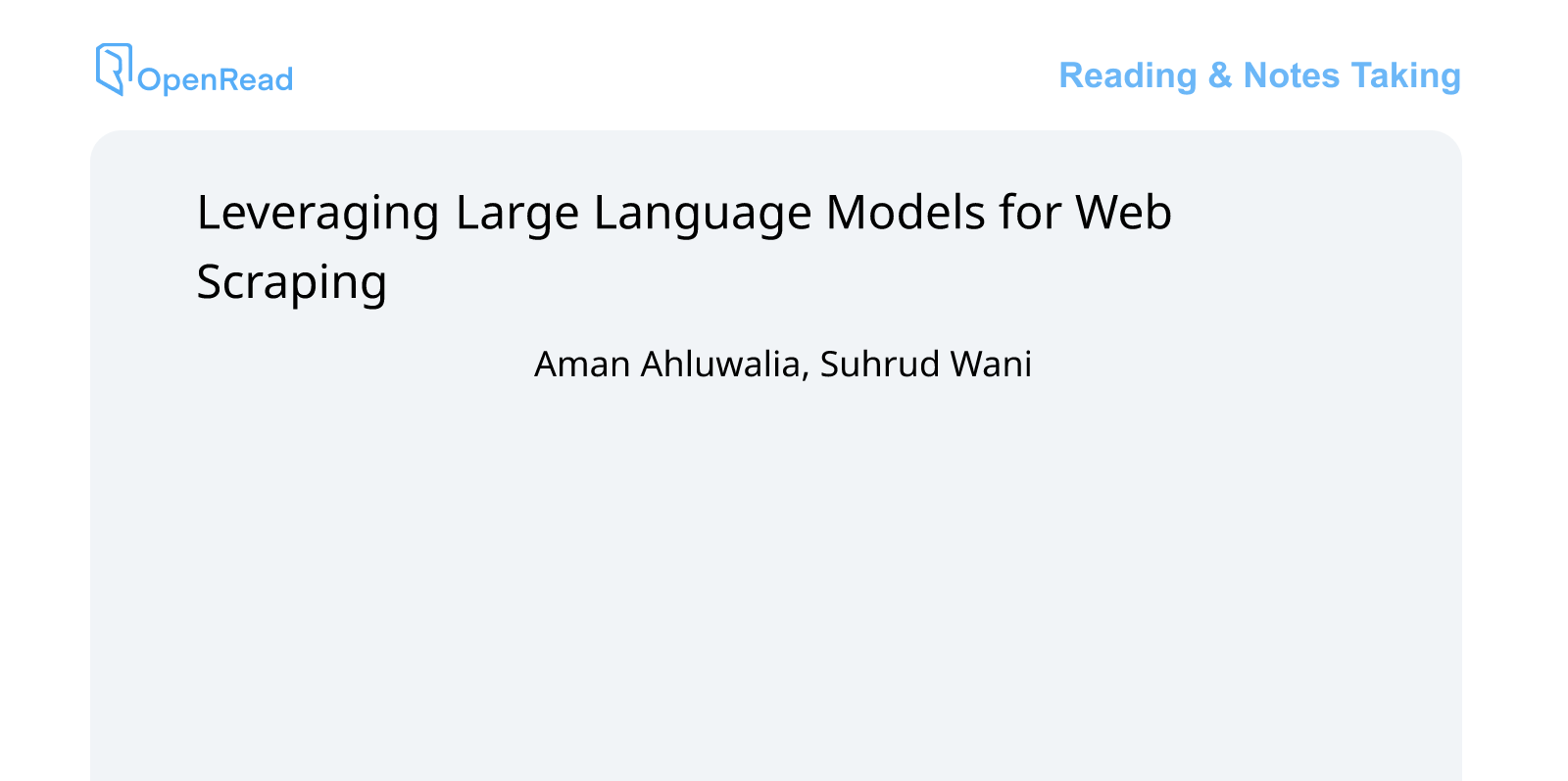 Leveraging Large Language Models for Web Scraping