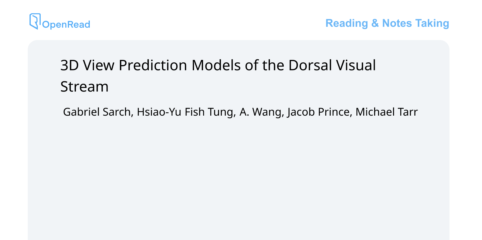 3D View Prediction Models of the Dorsal Visual Stream