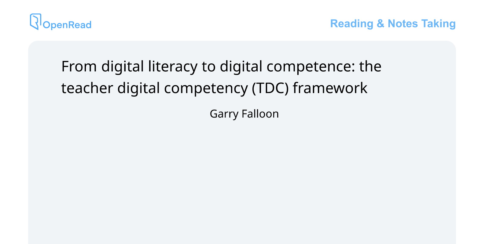 From digital literacy to digital competence: the teacher digital ...