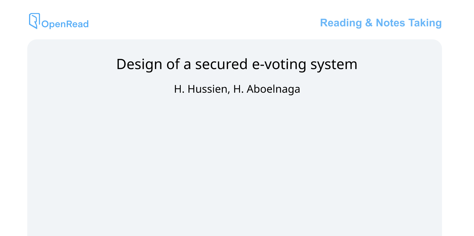 Design of a secured e-voting system