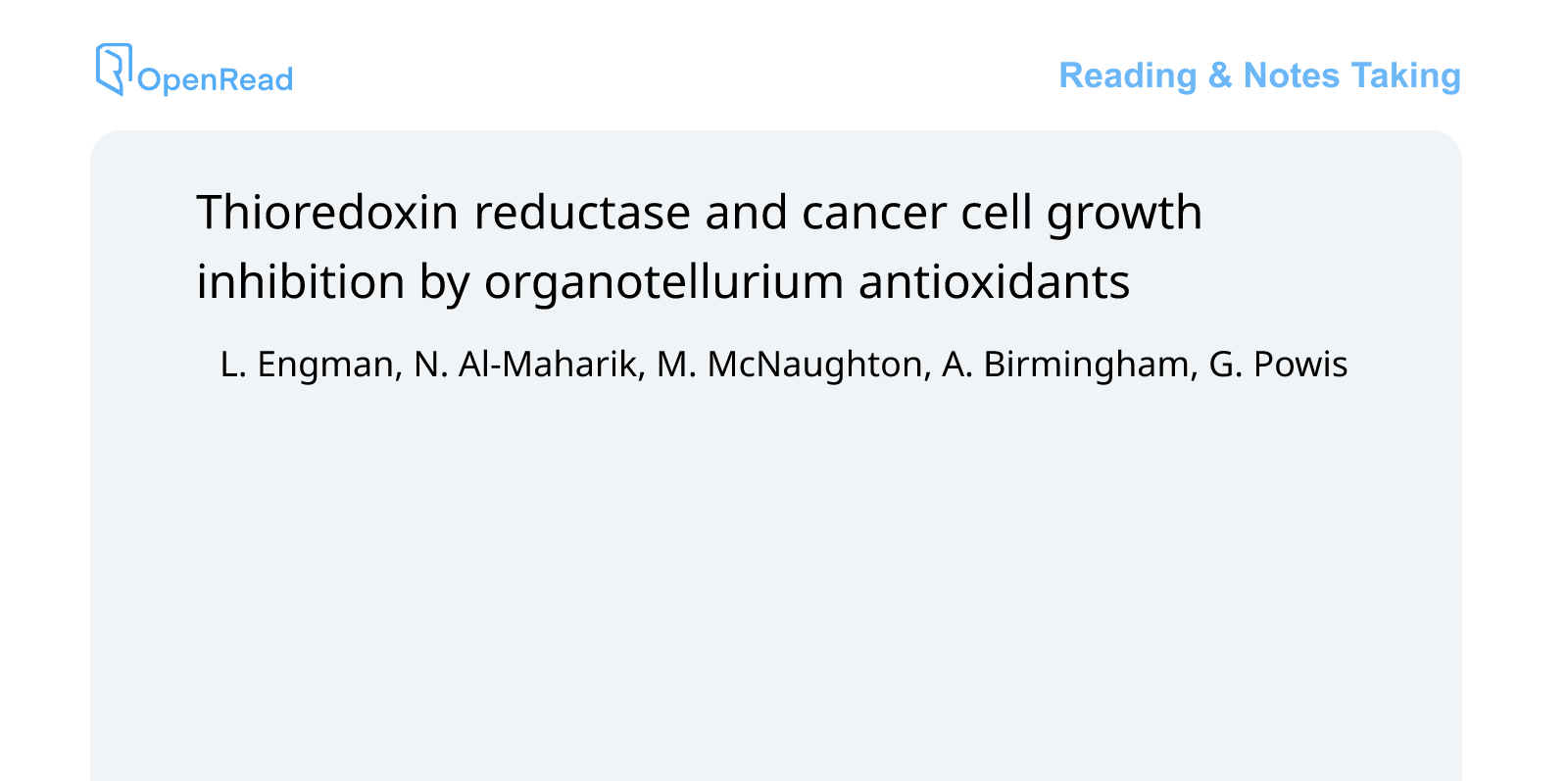 Thioredoxin reductase and cancer cell growth inhibition by organotellurium antioxidants