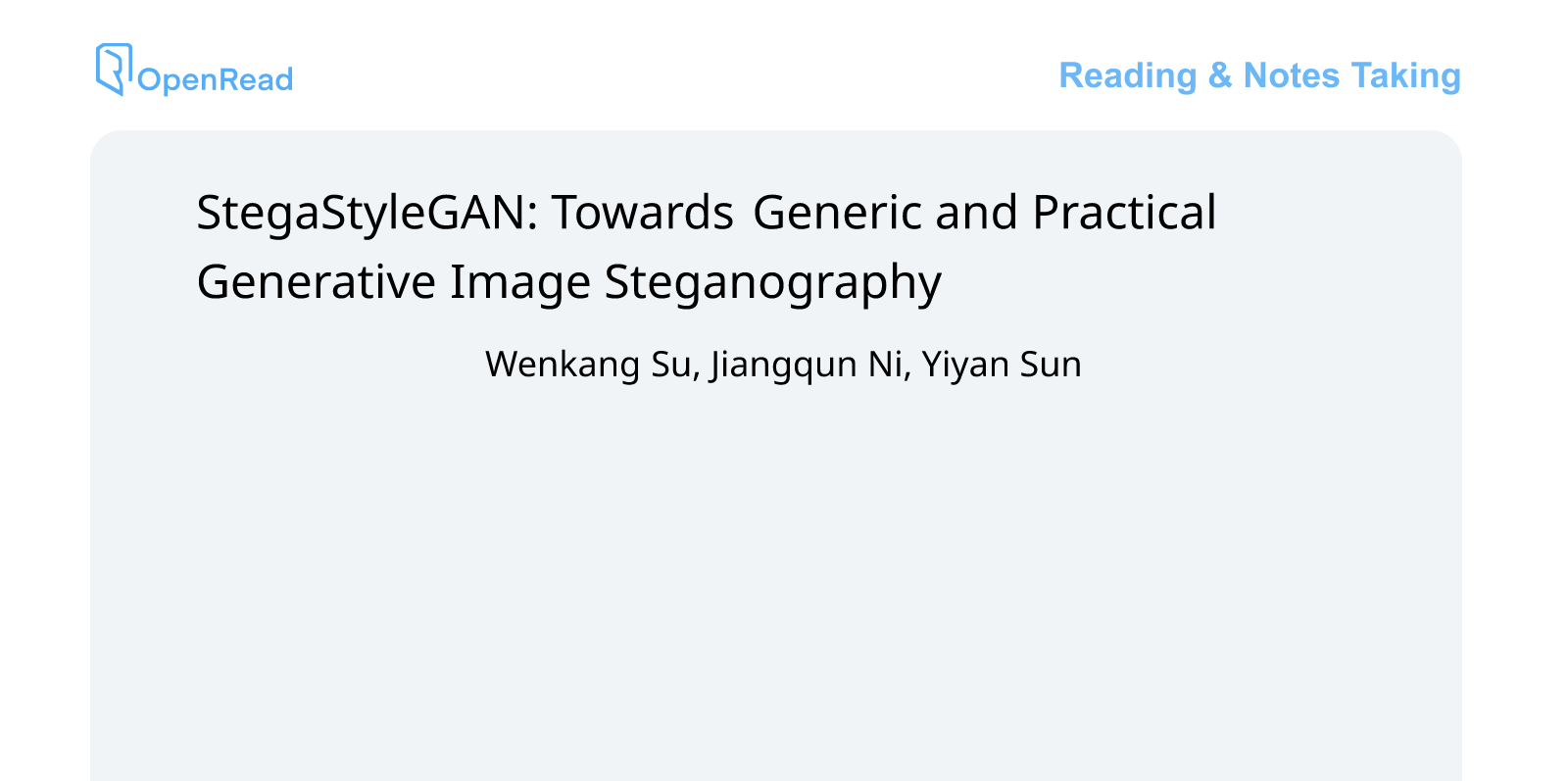 StegaStyleGAN: Towards Generic and Practical Generative Image Steganography