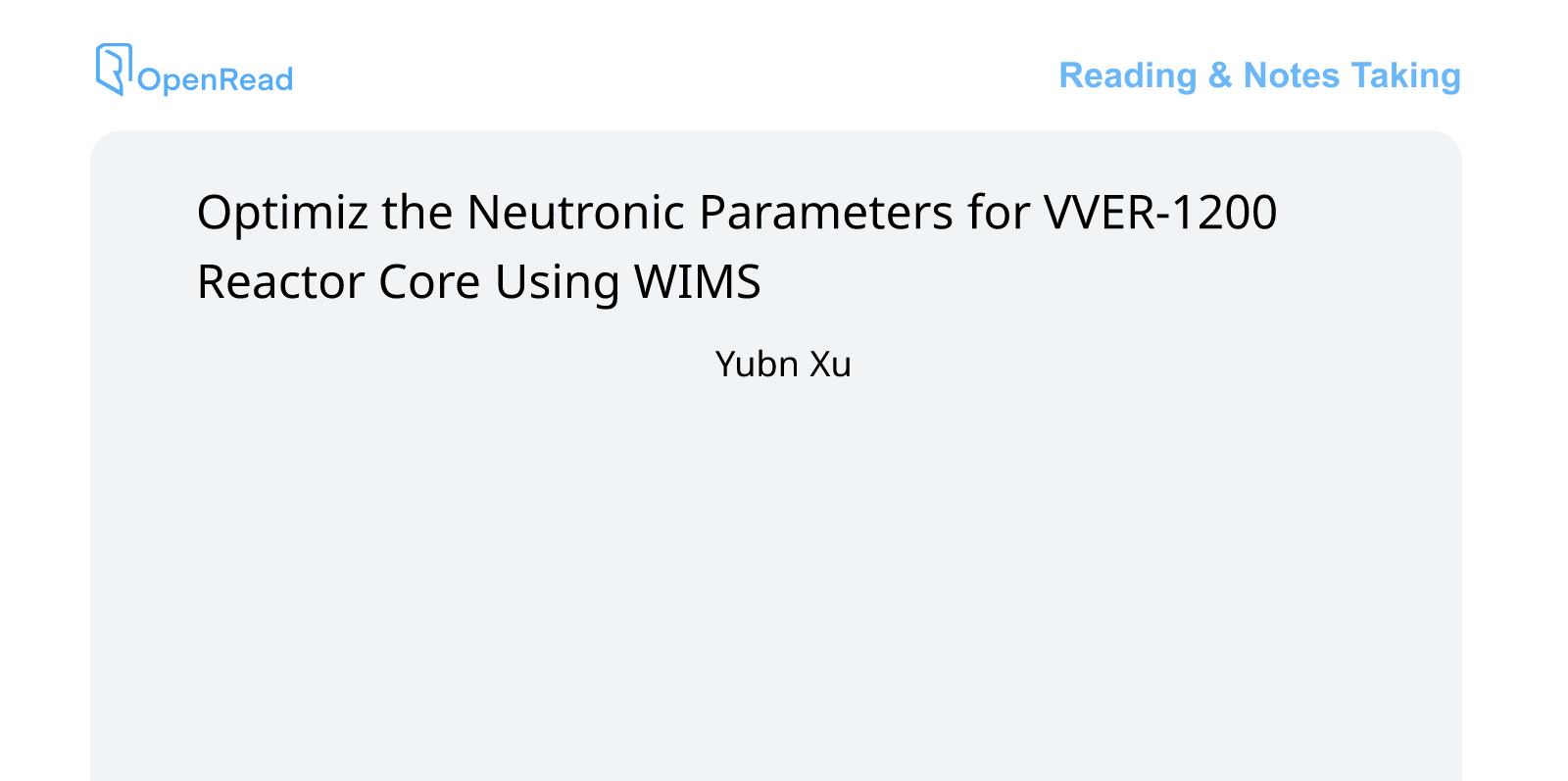 Optimiz the Neutronic Parameters for VVER-1200 Reactor Core Using WIMS
