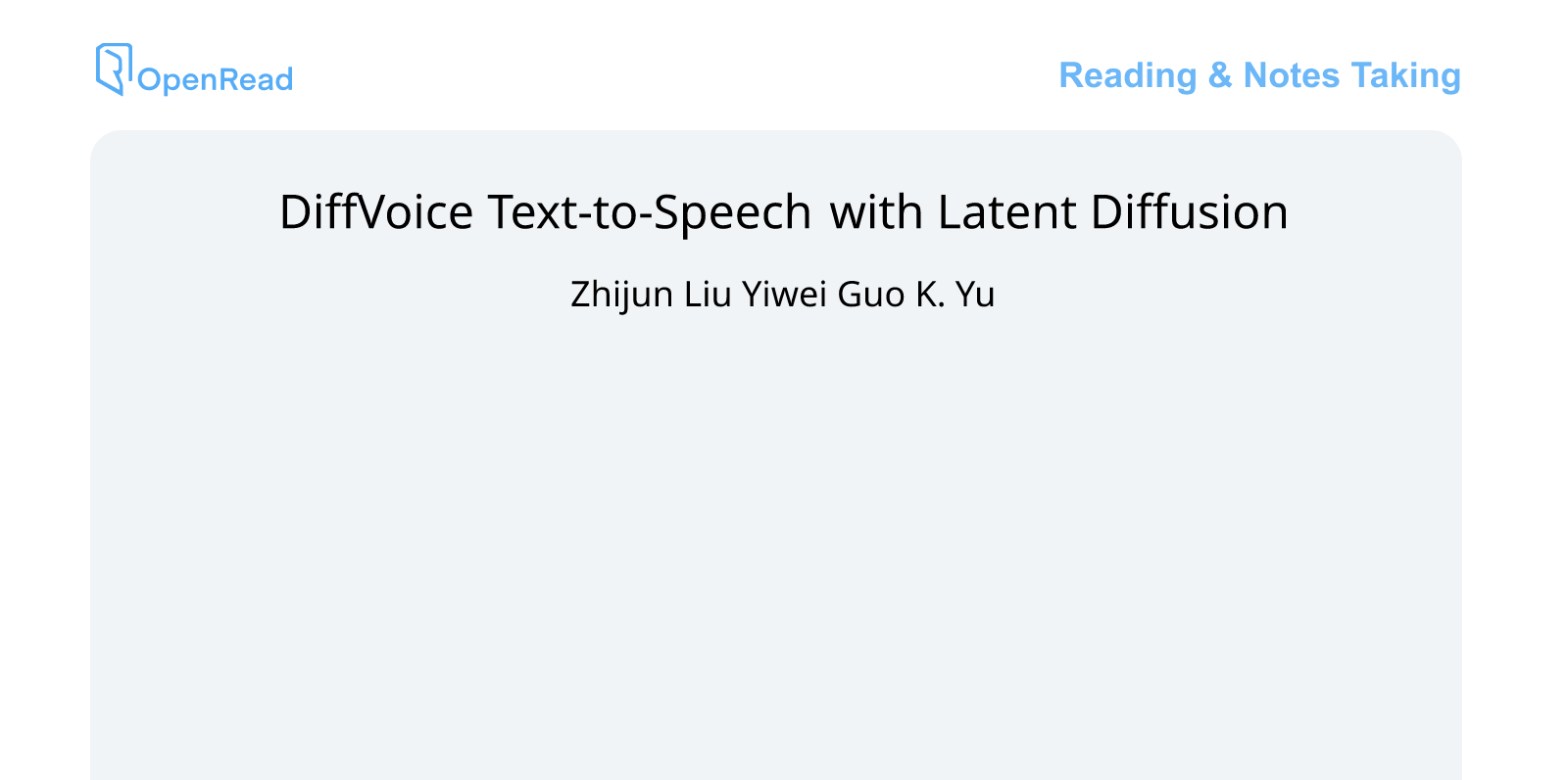 DiffVoice: Text-to-Speech with Latent Diffusion