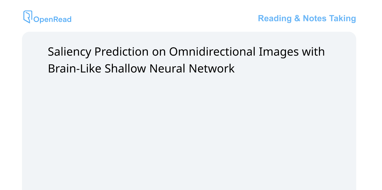 Saliency Prediction on Omnidirectional Images with Brain-Like Shallow ...